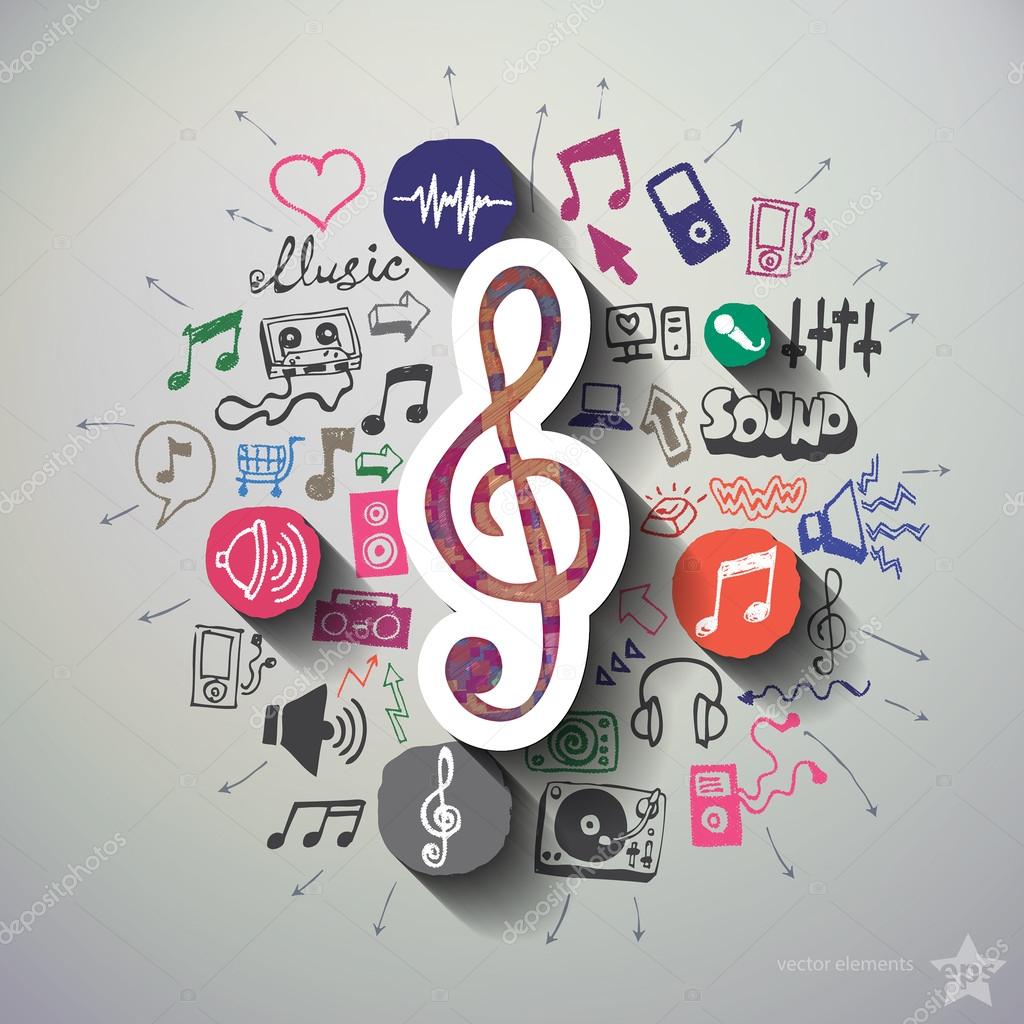 Music Icon Collage