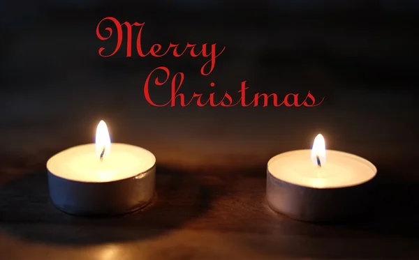Merry Christmas, Christmas candles - Stock Image - Everypixel