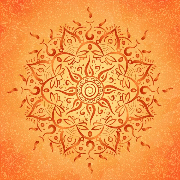 Orange mandala Stock Vector Image by ©zaretskaya #82588592