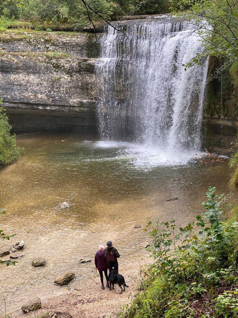 La cascada Saut de la Forge es una de las varias cataratas de la ...