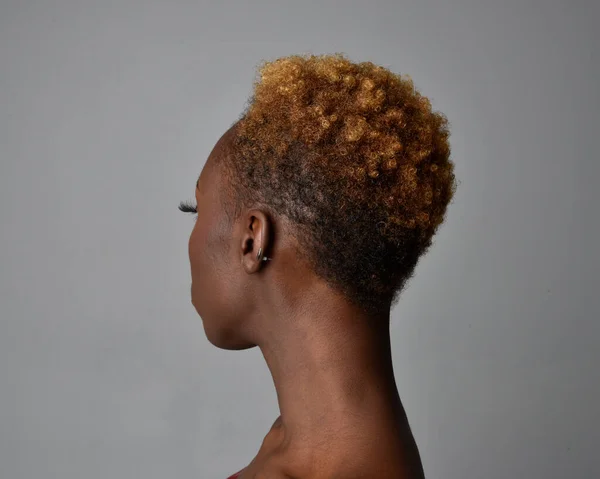 Women Faux Hawk Back View