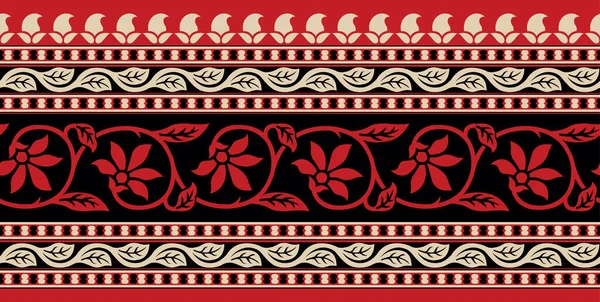 Saree Borders Designs Vector