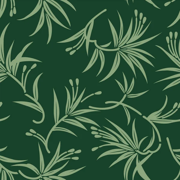 Seamless fancy leaves vector wallpaper — Free Stock Vector © malkani ...