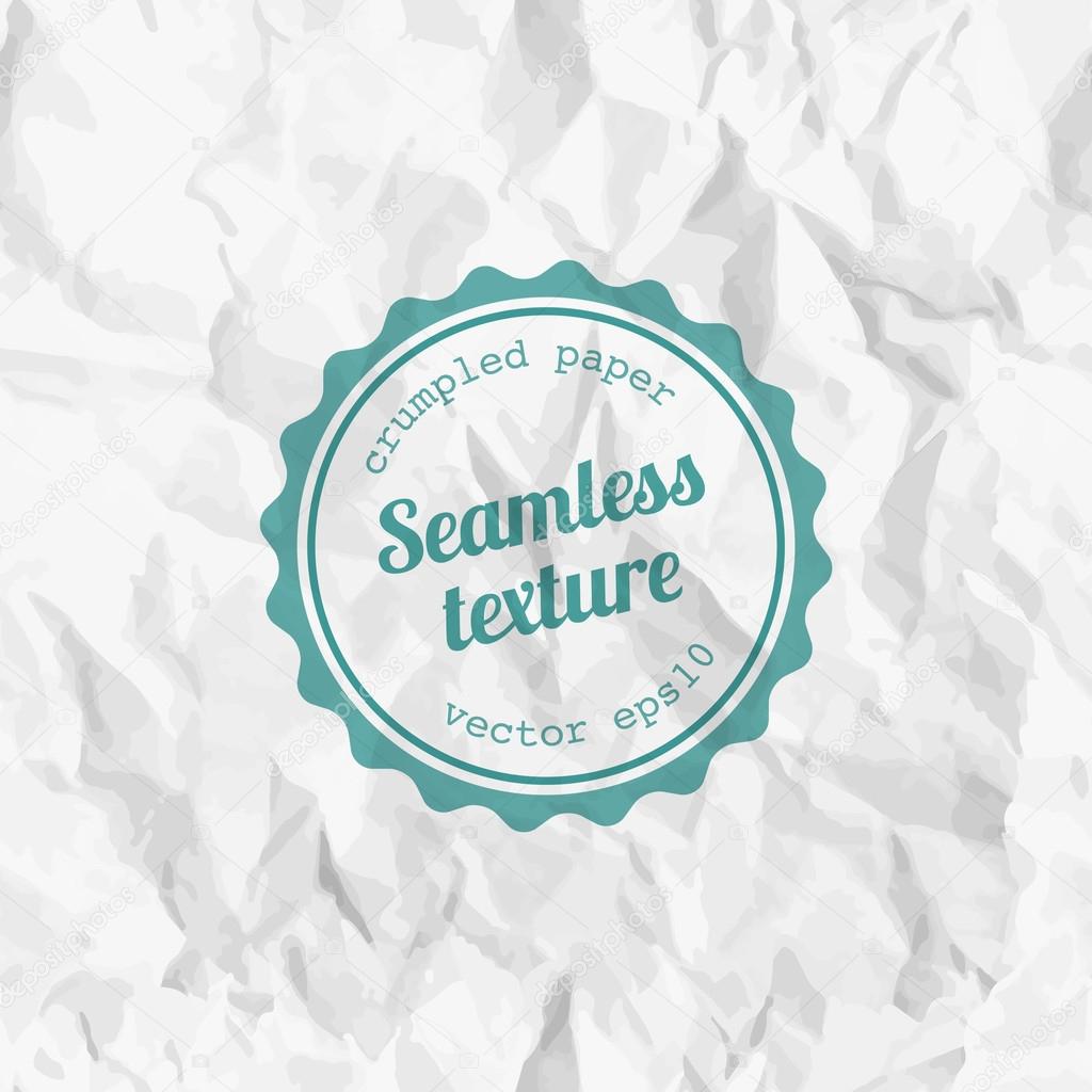 Seamless crumpled paper texture Stock Vector Image by ©Magnia #122924170 Seamless crumpled paper texture Stock Vector Image by ©Magnia #122924170