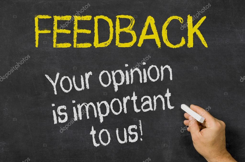 Feedback - Your opinion is important to us — Stock Photo © Zerbor #53704765