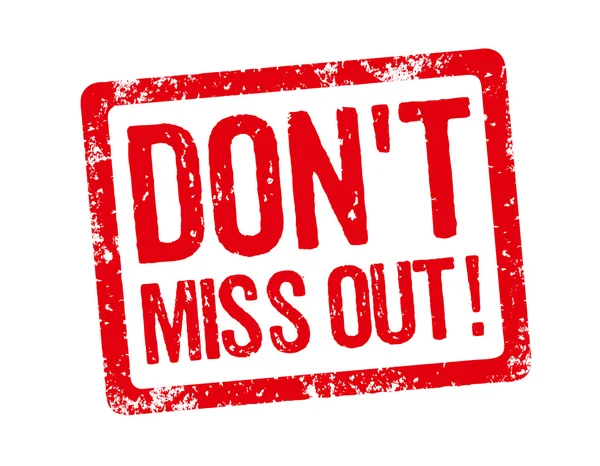 Dont miss out Stock Photos, Royalty Free Dont miss out Images | Depositphotos