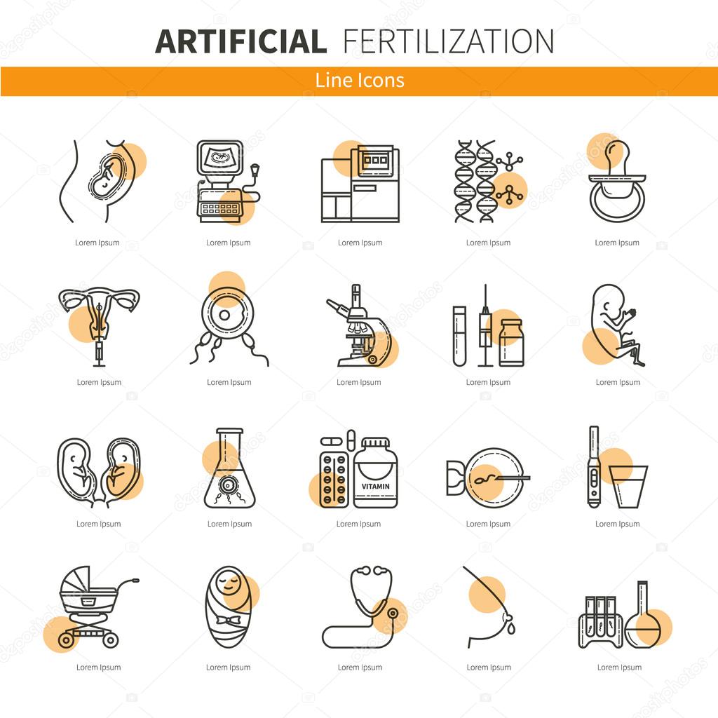 Obstetrics flat icons Stock Vector Image by ©lilileka #111503788