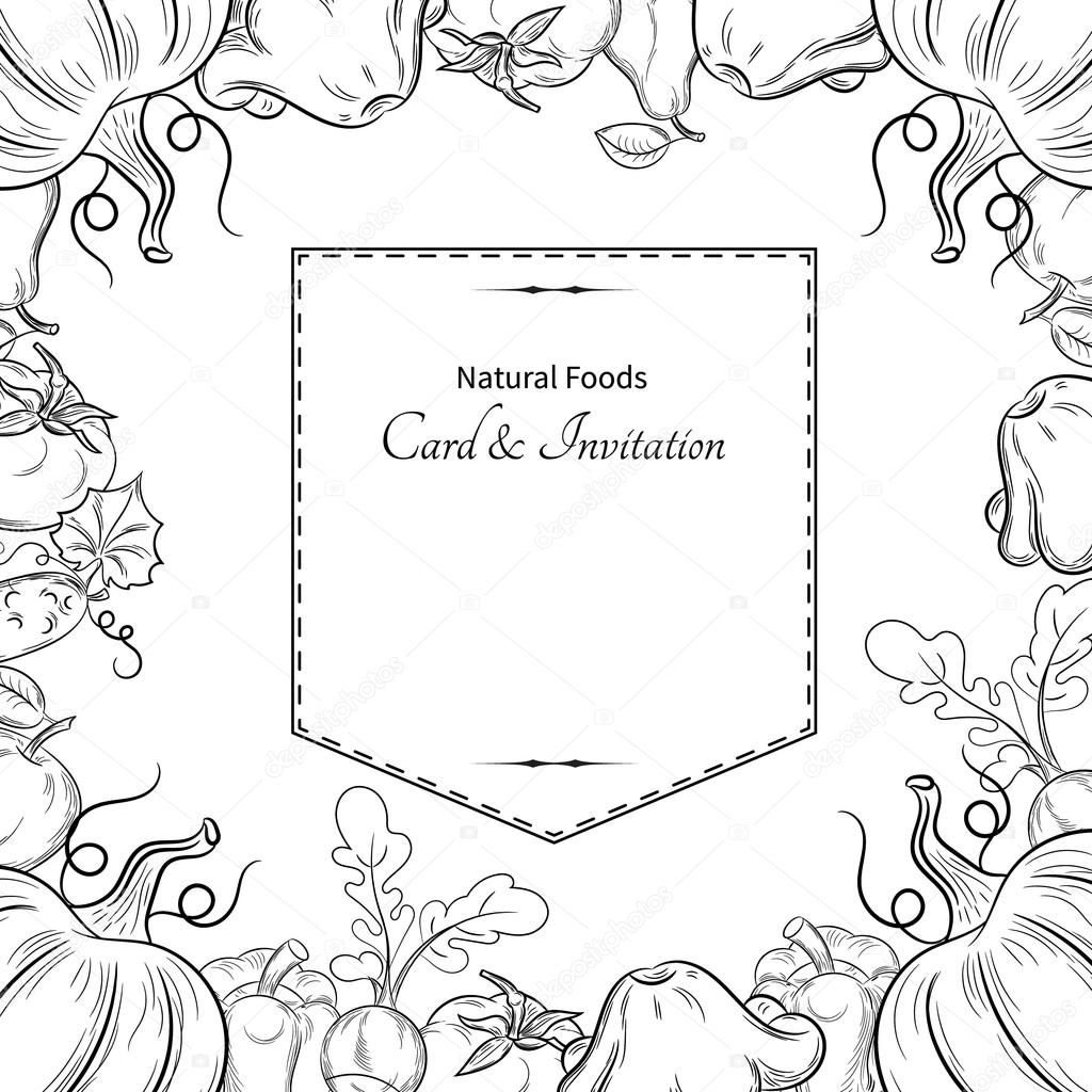 Ink hand drawn traditional fruits Stock Vector Image by ©lilileka #85544410