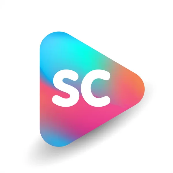 Logotipo de la letra sc imágenes de stock de arte vectorial | Depositphotos