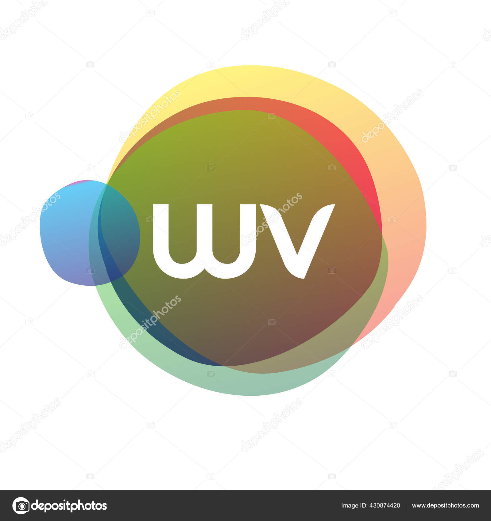 Letter Logo Colorful Splash Background Letter Combination Logo Design ...