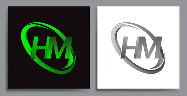 Hzm logo design imágenes de stock de arte vectorial | Depositphotos