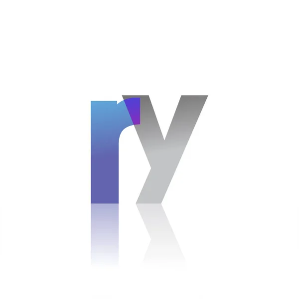 Initial Letter Lowercase Overlap Logo Blue Pink Grey Modern Simple ...