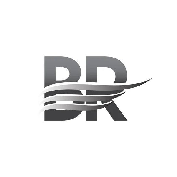 Initial Wing Logo Grey Color Vector Logotype Logo Company Name Stock ...