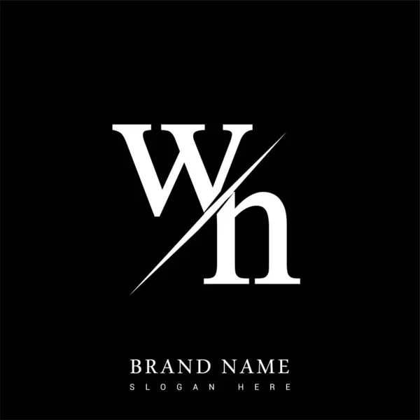 Wn letter Vector Art Stock Images | Depositphotos