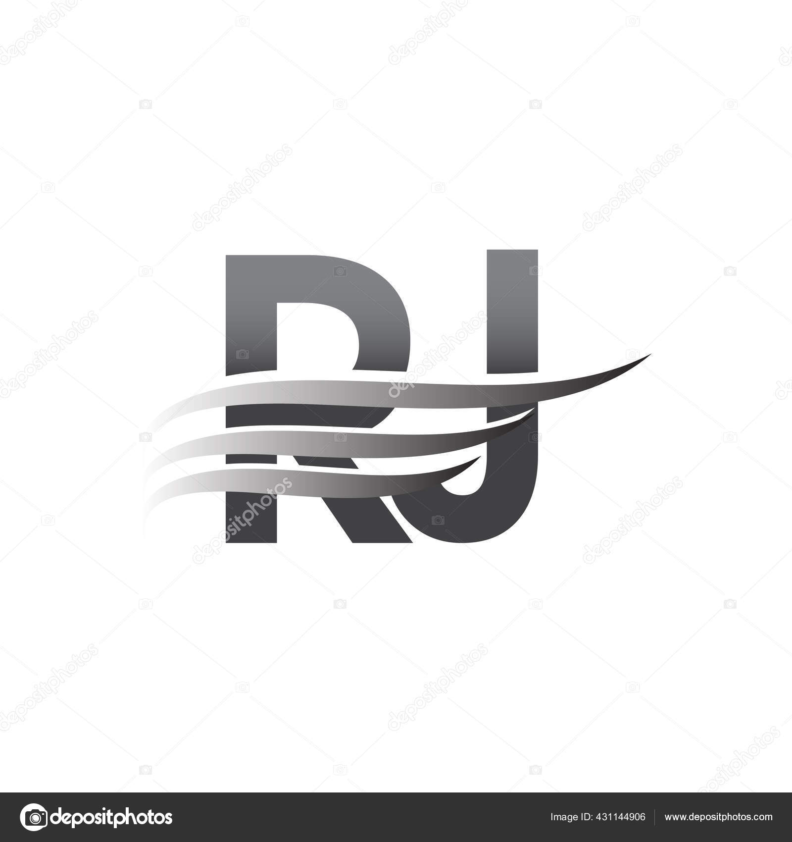 Initial Wing Logo Grey Color Vector Logotype Logo Company Name Stock ...