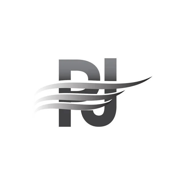 Initial Wing Logo Grey Color Vector Logotype Logo Company Name Stock ...