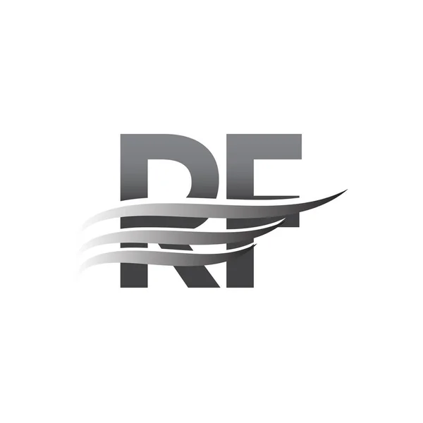 Initial Wing Logo Grey Color Vector Logotype Logo Company Name Stock ...