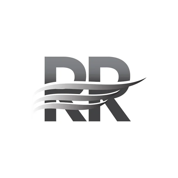 Initial Wing Logo Grey Color Vector Logotype Logo Company Name Stock ...