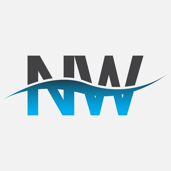 Nw logo imágenes de stock de arte vectorial | Depositphotos