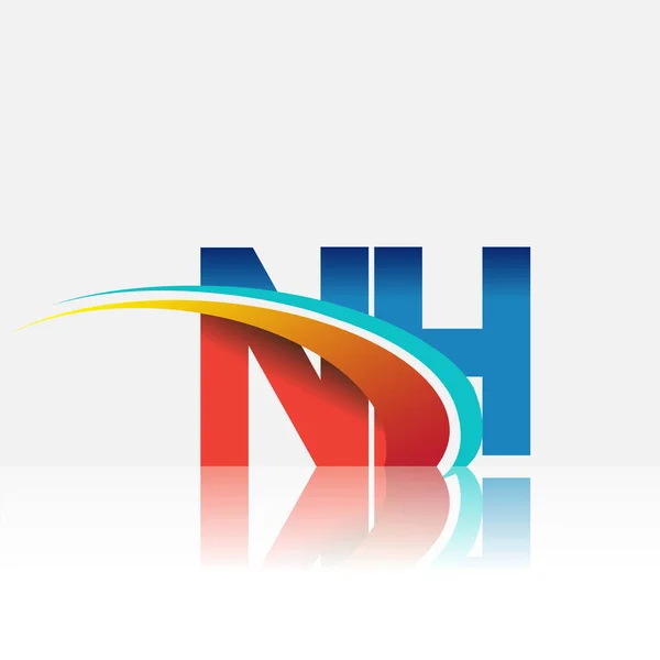 Nh logo imágenes de stock de arte vectorial | Depositphotos