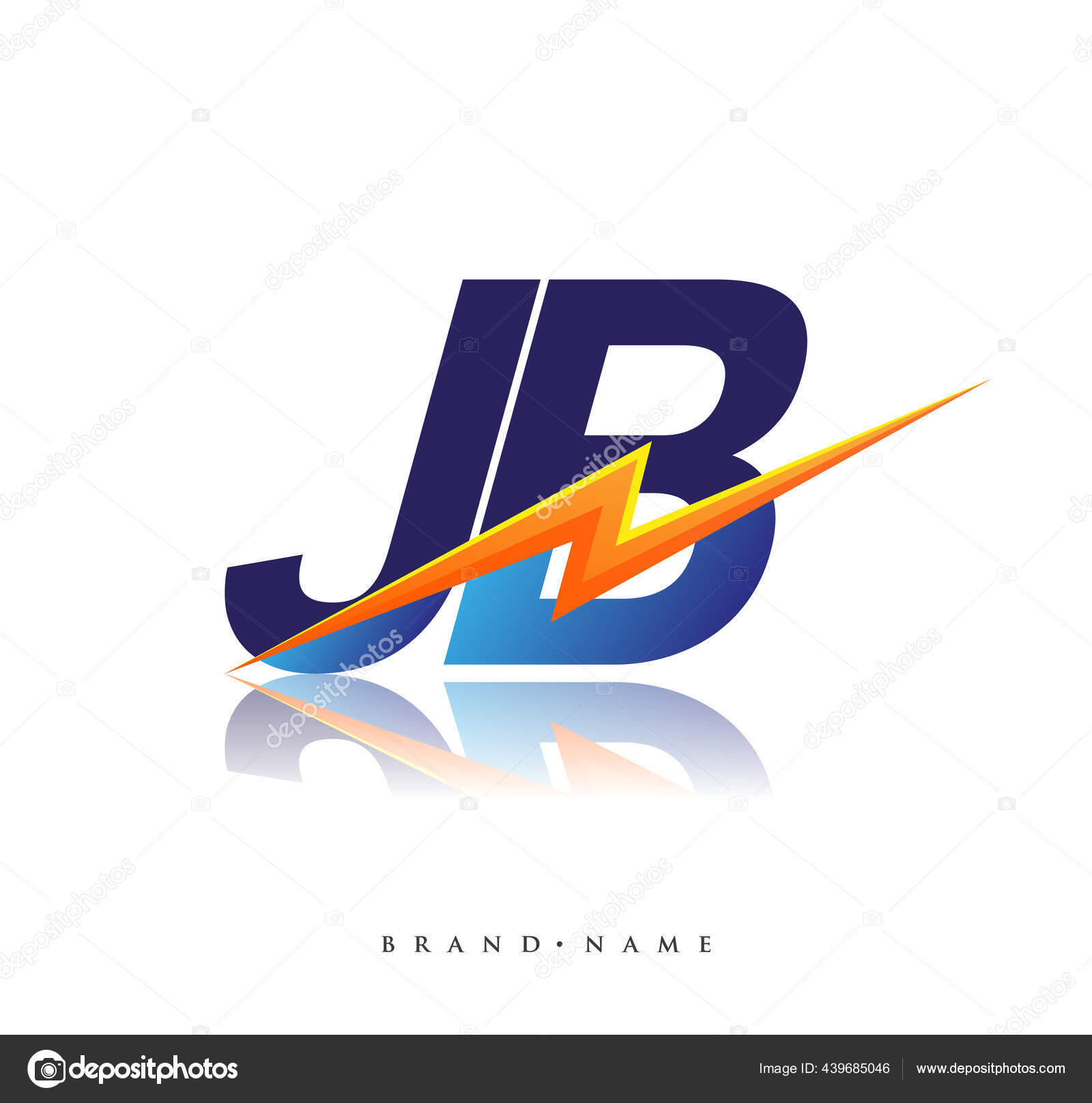 Letter Logo Lightning Icon Letter Combination Power Energy Logo Design ...