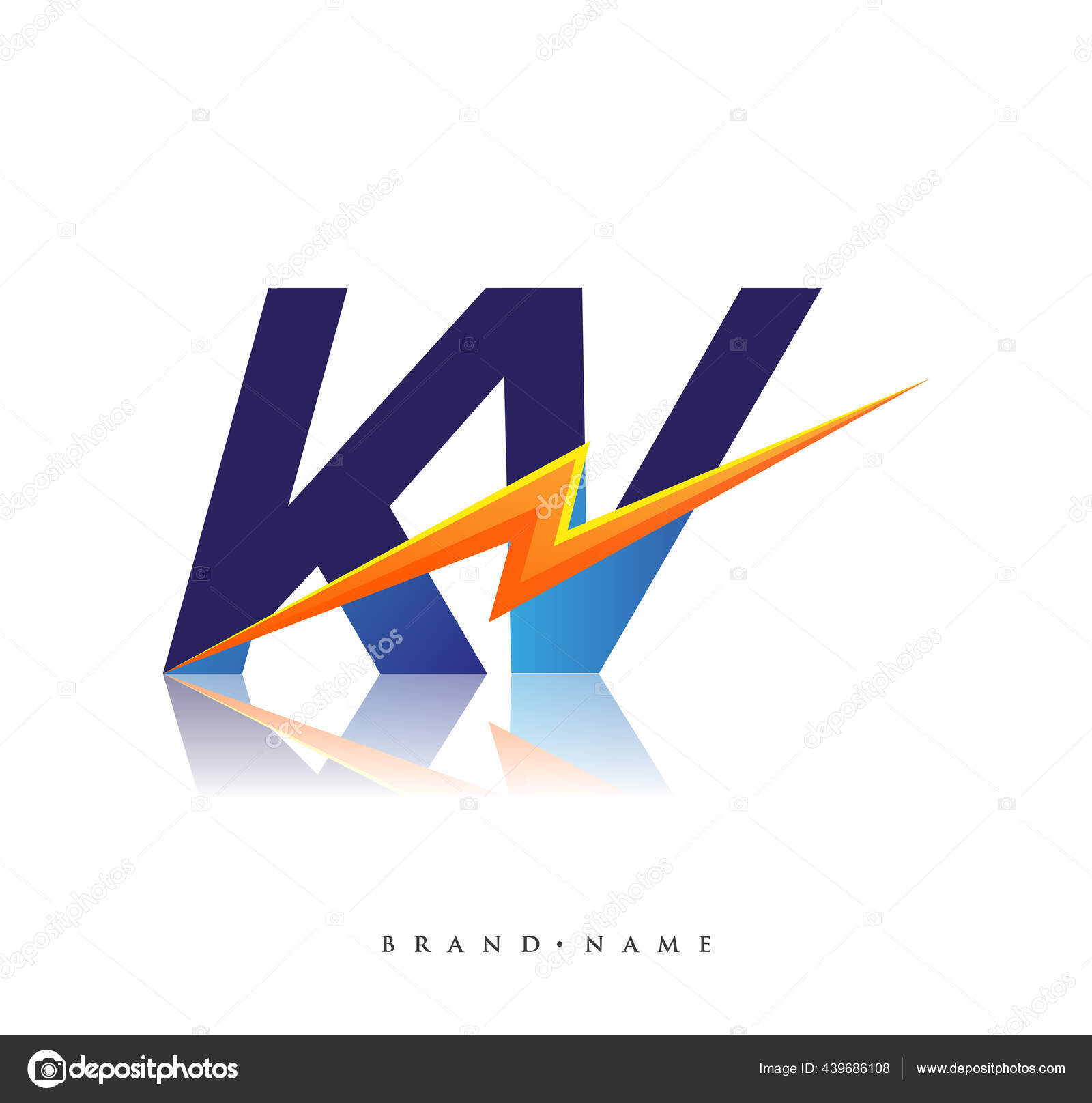 Letter Logo Lightning Icon Letter Combination Power Energy Logo Design ...