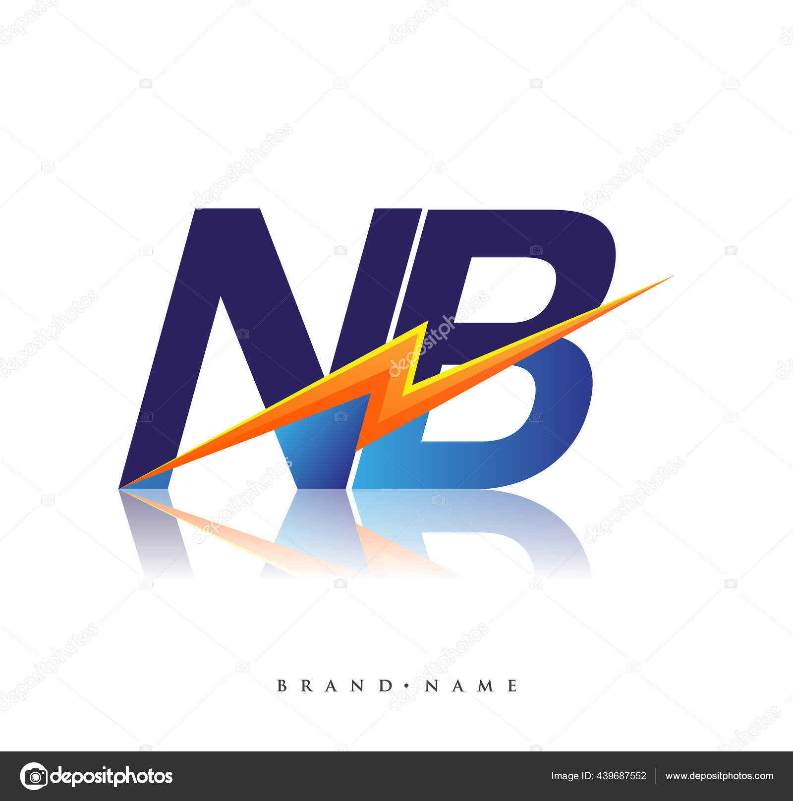 Letter Logo Lightning Icon Letter Combination Power Energy Logo Design ...