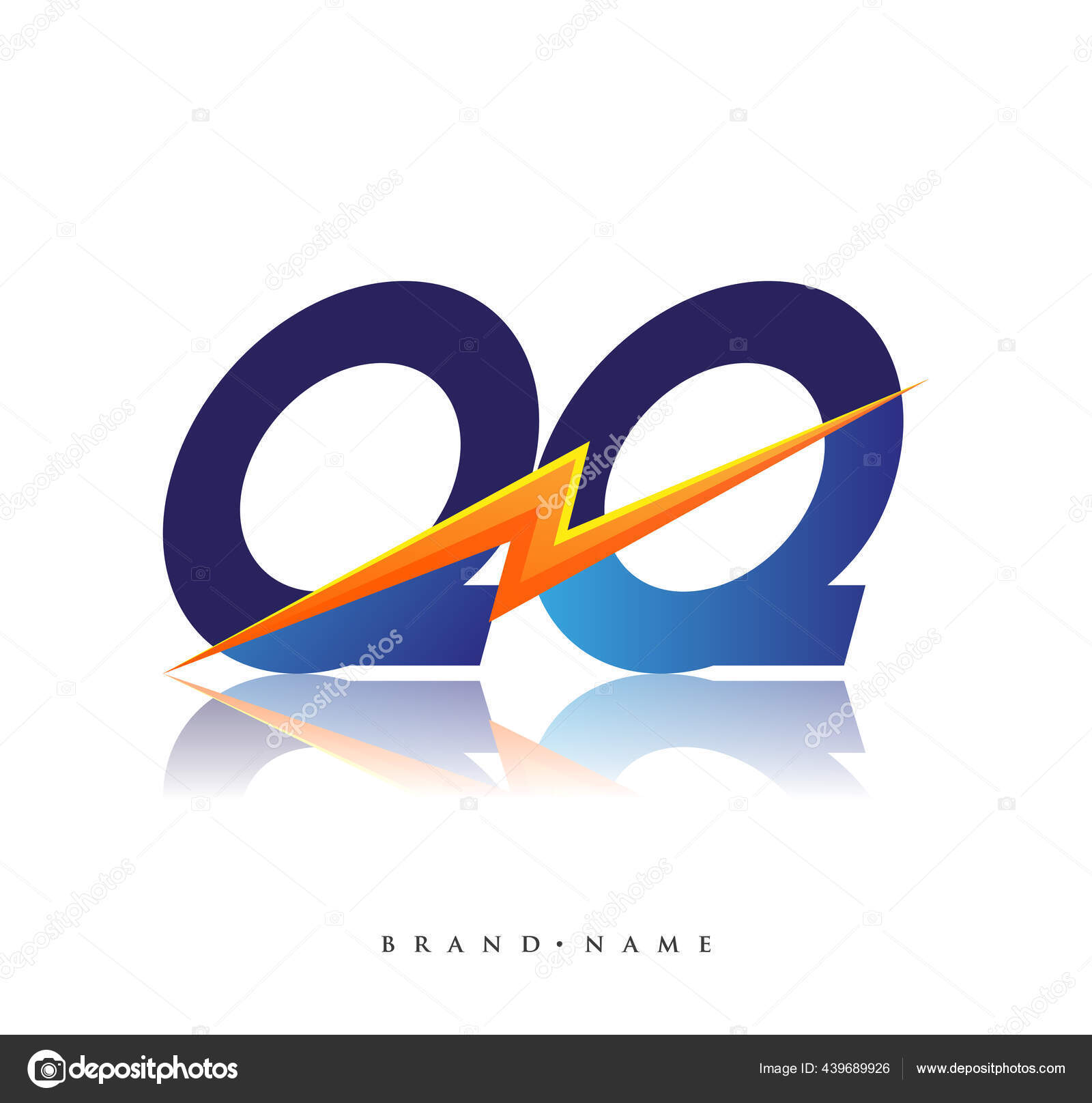 Letter Logo Lightning Icon Letter Combination Power Energy Logo Design ...