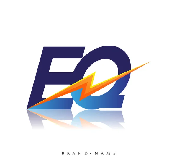 Letter Logo Lightning Icon Letter Combination Power Energy Logo Design ...