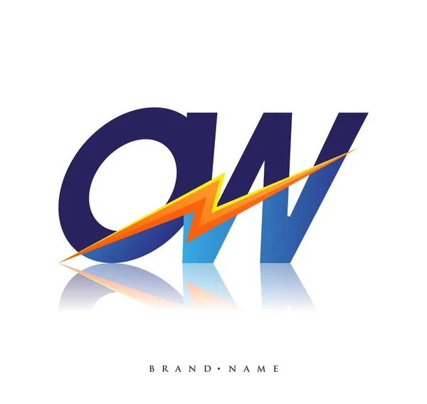 Letter Logo Lightning Icon Letter Combination Power Energy Logo Design ...