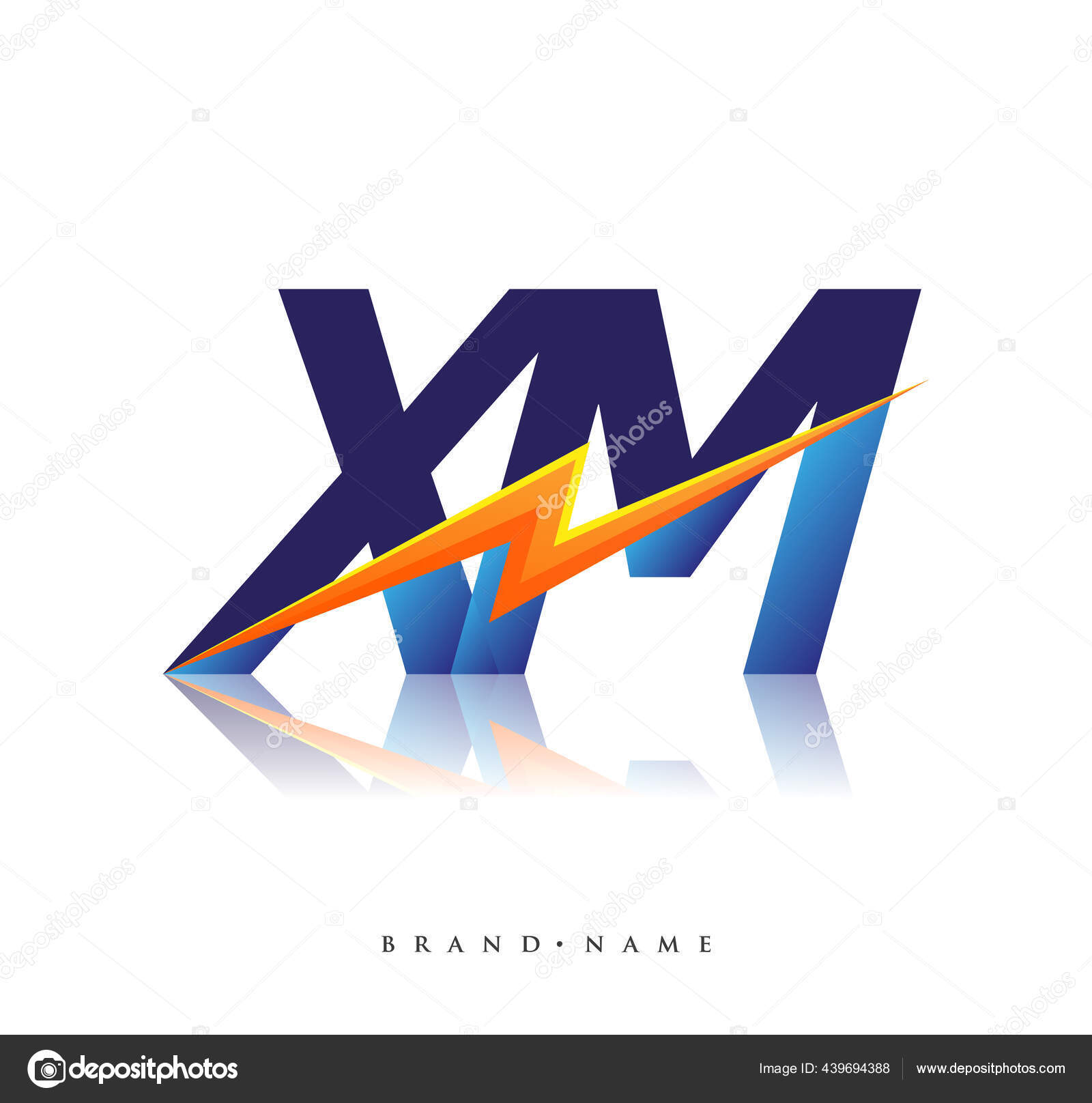 Letter Logo Lightning Icon Letter Combination Power Energy Logo Design ...