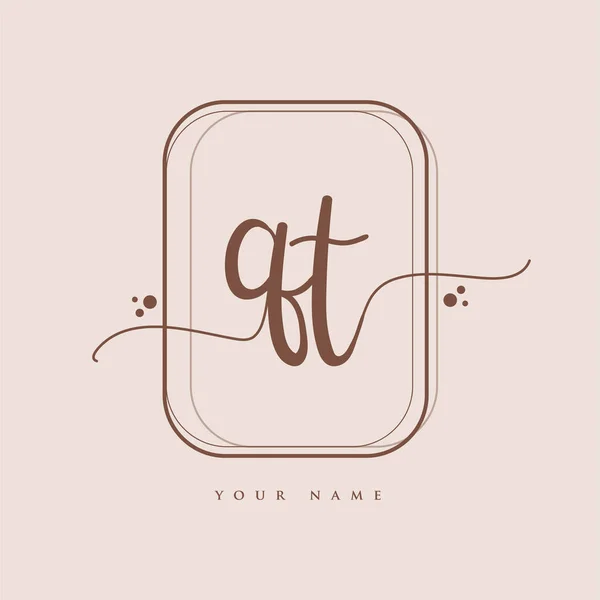 Qt initials Vector Art Stock Images | Depositphotos