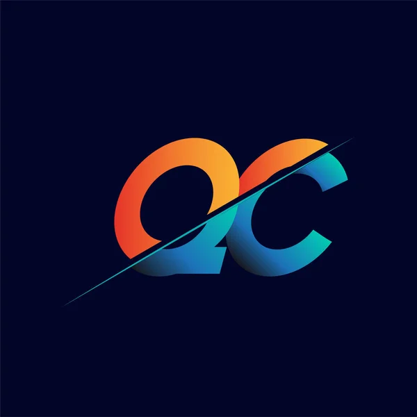 Qc logo design Vector Art Stock Images | Depositphotos