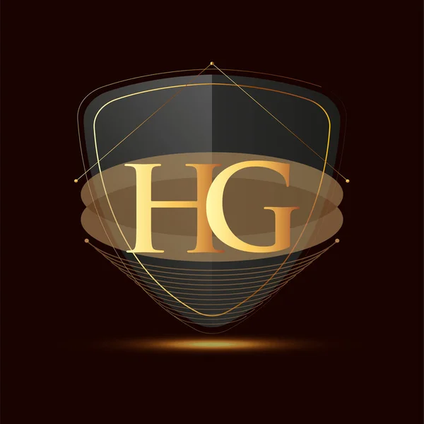 Hgc circle logo imágenes de stock de arte vectorial | Depositphotos