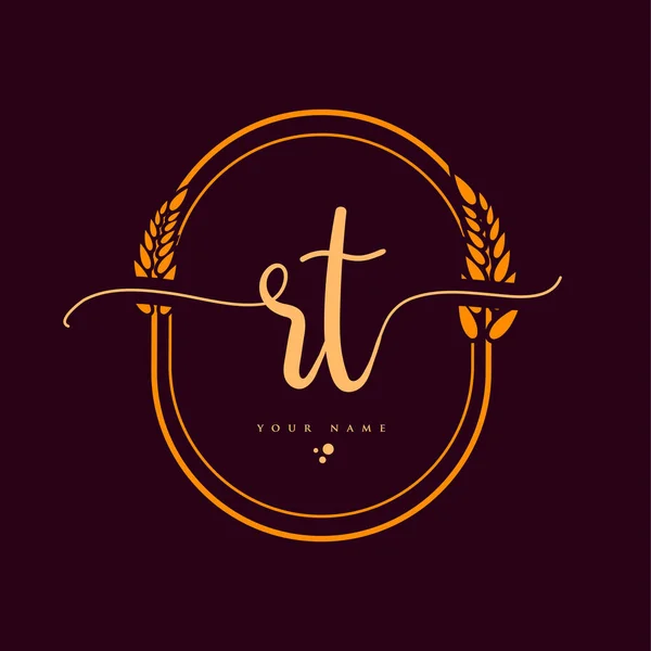 Inisial rt Vector Art Stock Images | Depositphotos