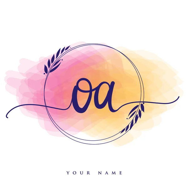 Oam letter Imagens de Stock de Arte Vetorial | Depositphotos