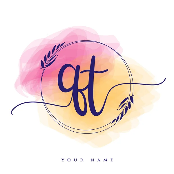 Qt initials Vector Art Stock Images | Depositphotos