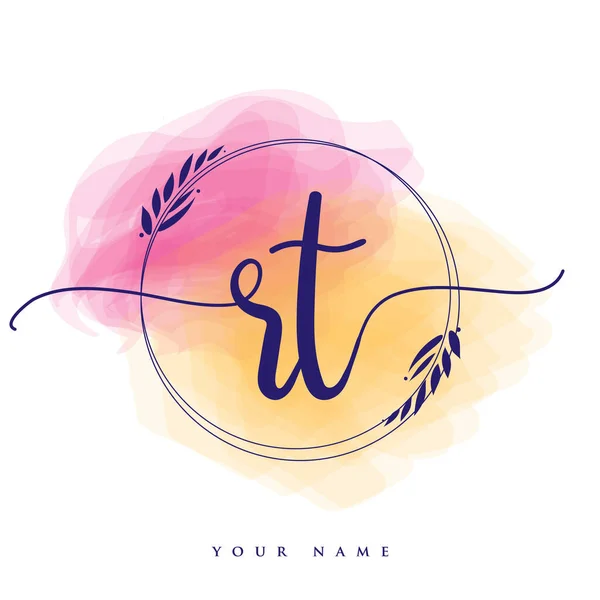 Inisial rt Vector Art Stock Images | Depositphotos