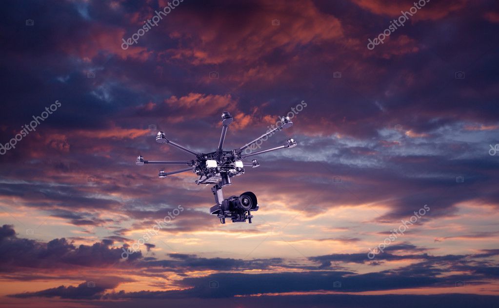 The professional drone Stock Photo by ©seregalsv 96315364