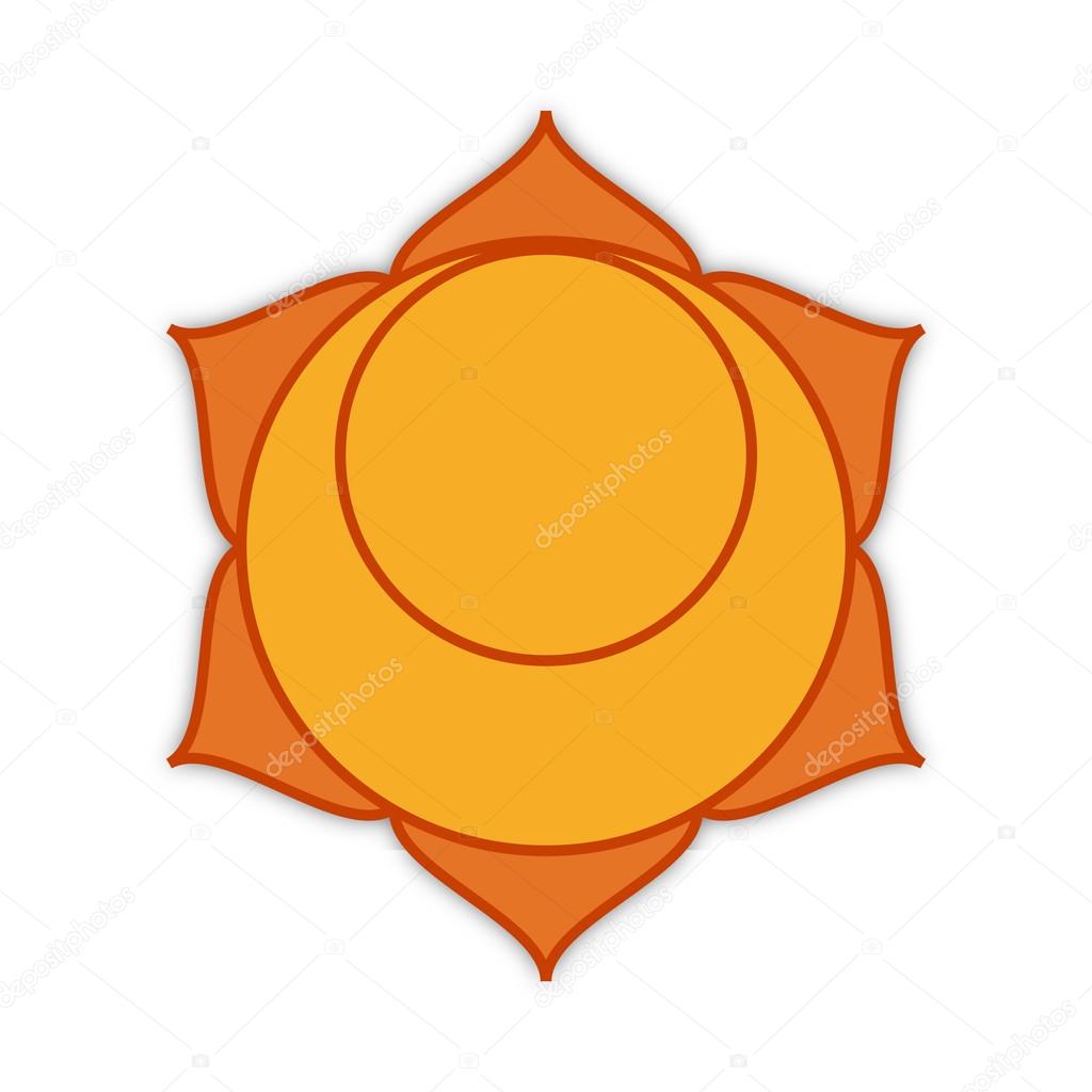 Symbol of the second chakra, illustration Stock Illustration by ©Yusiki ...