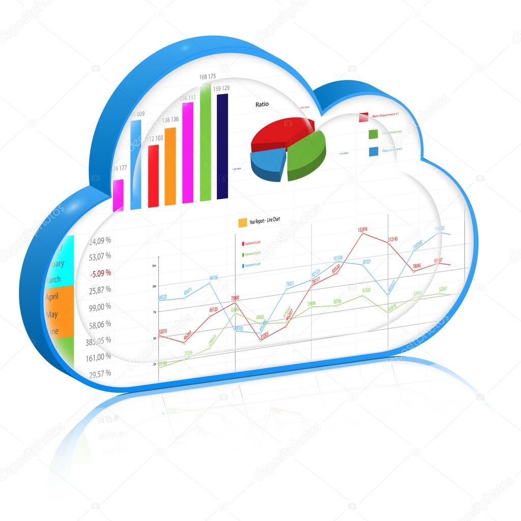 Cloud computing for business process management concept Stock Vector ...