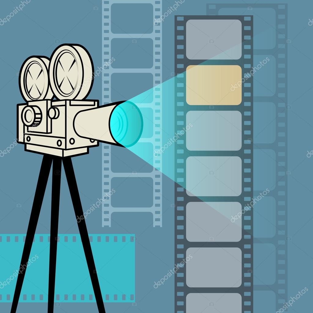 Abstract cinema background Stock Vector Image by ©_fla #55345993