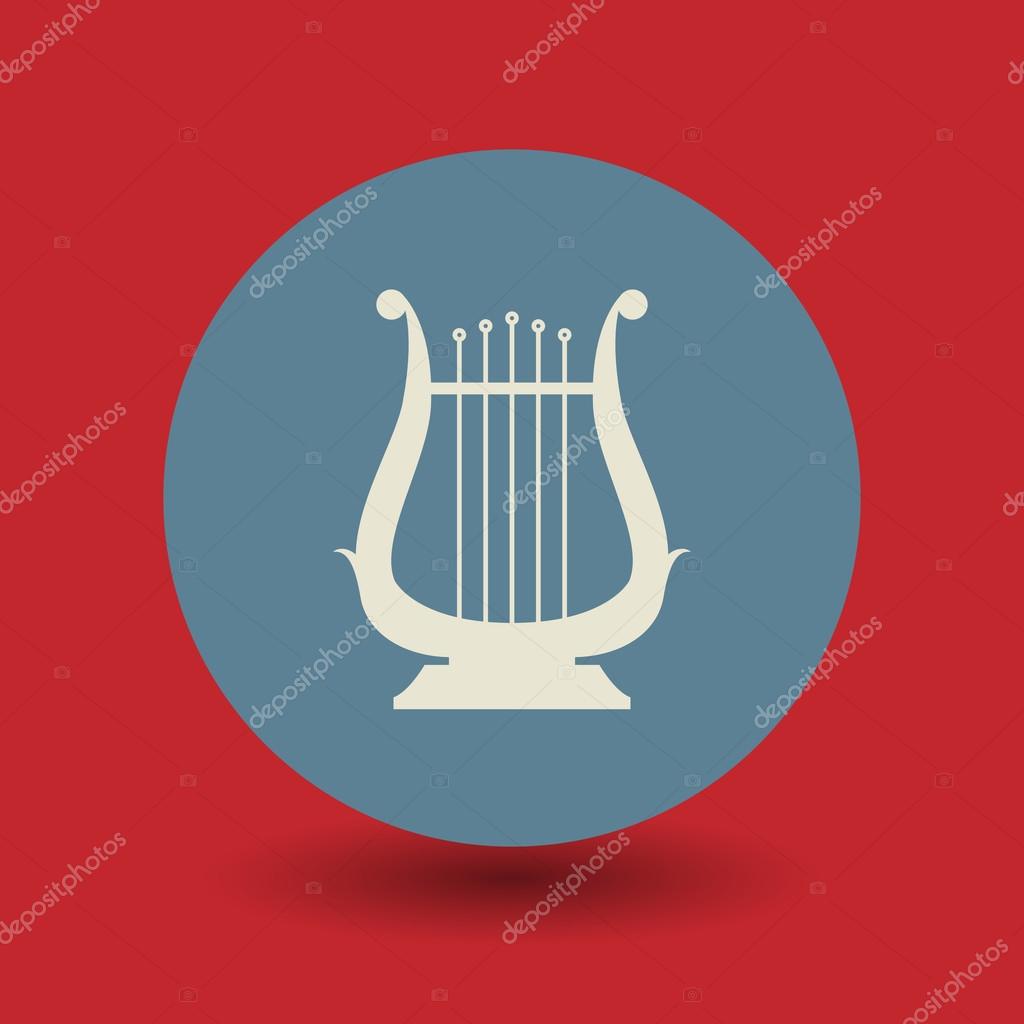 Lyre symbol Stock Vector Image by ©_fla #61227721