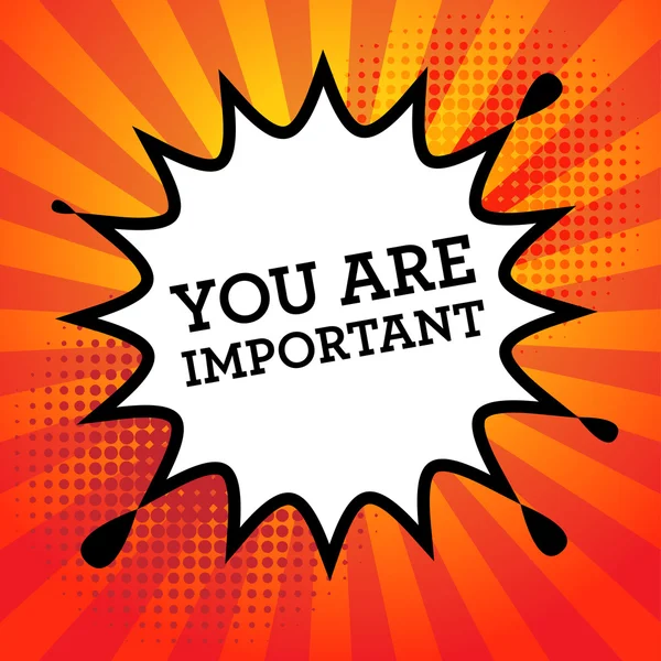 10,003,261 You are important Vector Images | Depositphotos