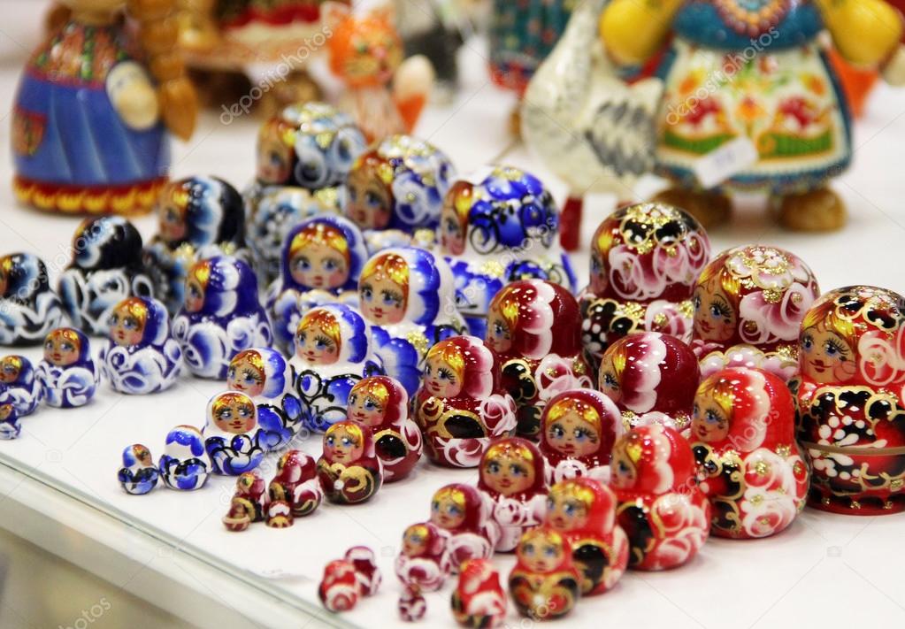 Mix of Russian Babushkas — Stock Photo © tannjuska #78937008