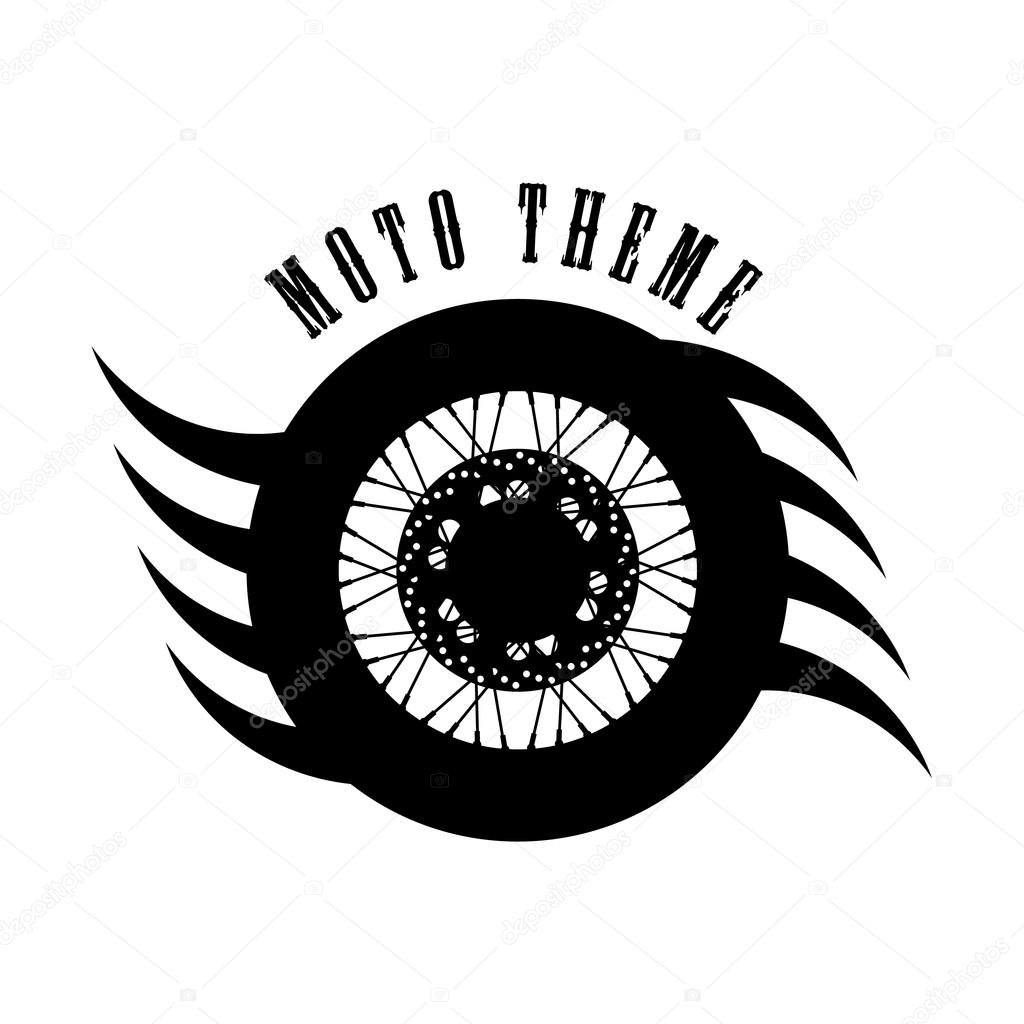 Moto wheel Vector Logo Symbol Stock Vector Image by ©123sasha #117197170
