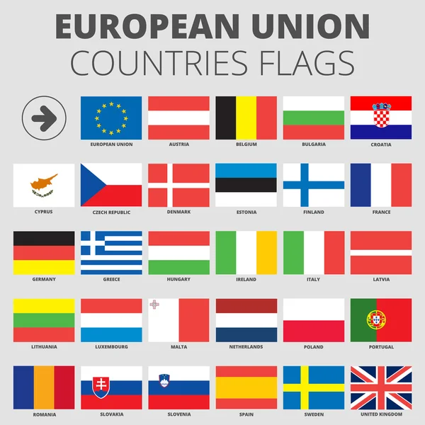 European Union country flags - Stock Image - Everypixel