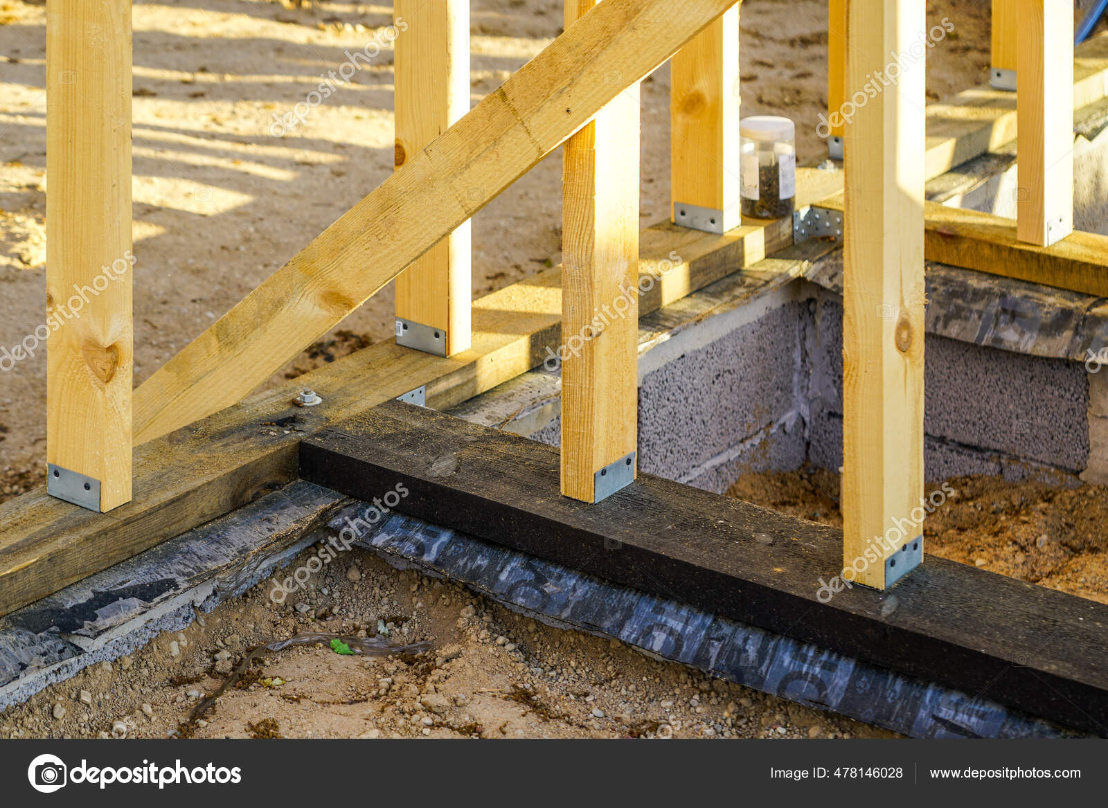 Wood Frame Construction Foundation
