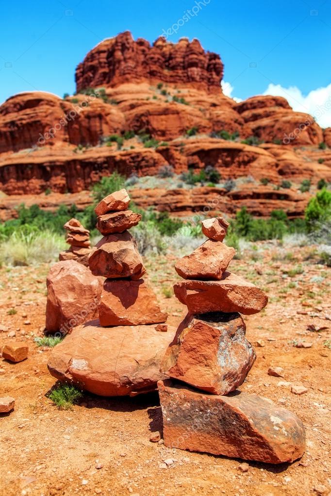 Stacked Rocks At Bell Rock in Sedona Stock Photo by ©adogslifephoto ...