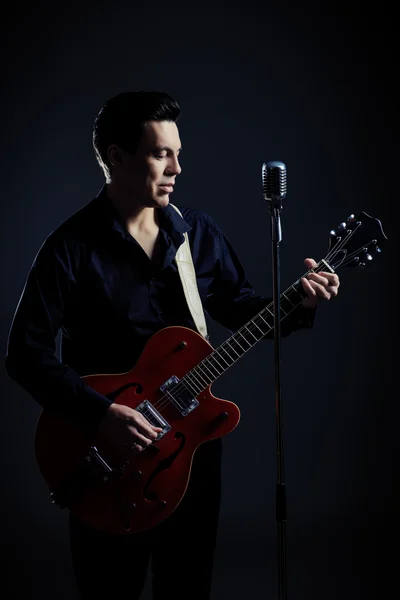 rock and roll singer - Stock Image - Everypixel